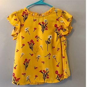True Destiny | Tops | Nwtgorgeous Yellow Floral Top | Poshmark